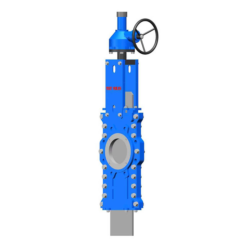 Bevel Gear Rising Stem Through-Conduit Knife Gate Valve - TOT Valve ...