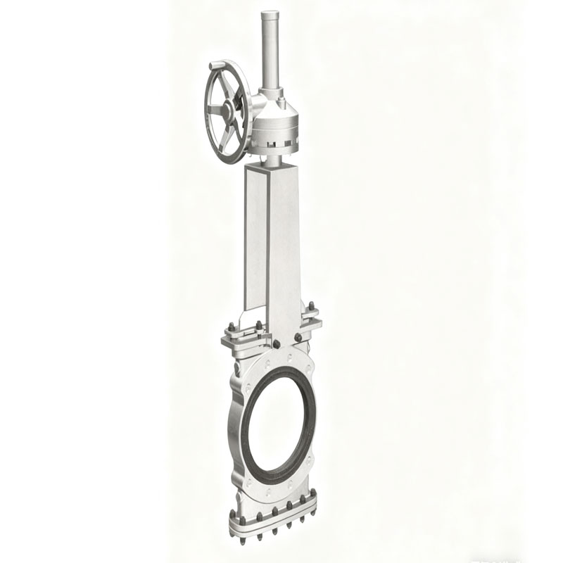 Bevel Gear Self-Sealing Push-Through Knife Gate Valve - TOT Valve ...
