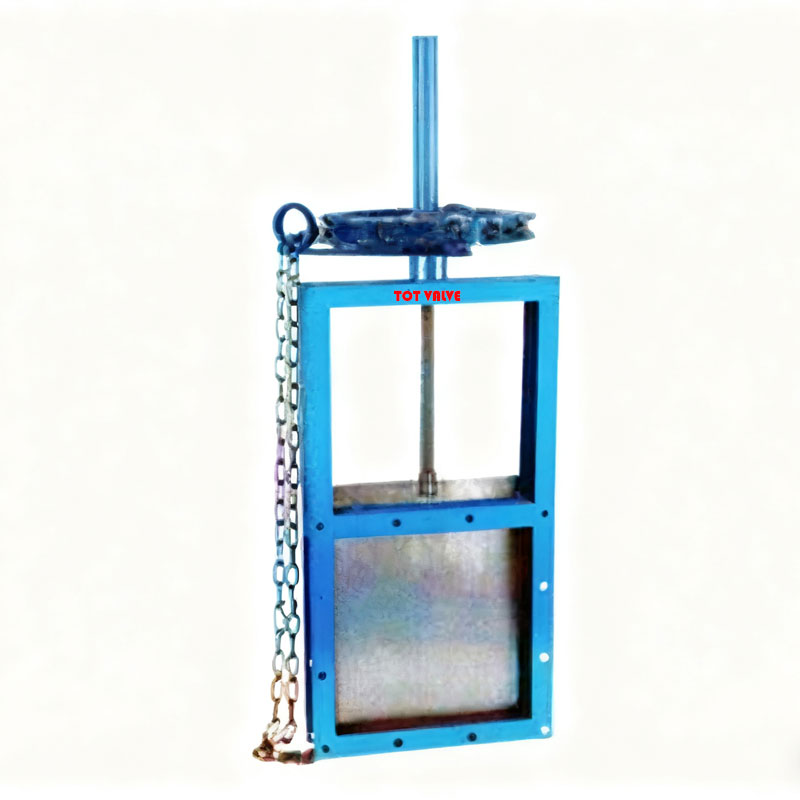 Chainwheel Square/Rectangular Knife Gate Valve - TOT Valve Manufacturer ...
