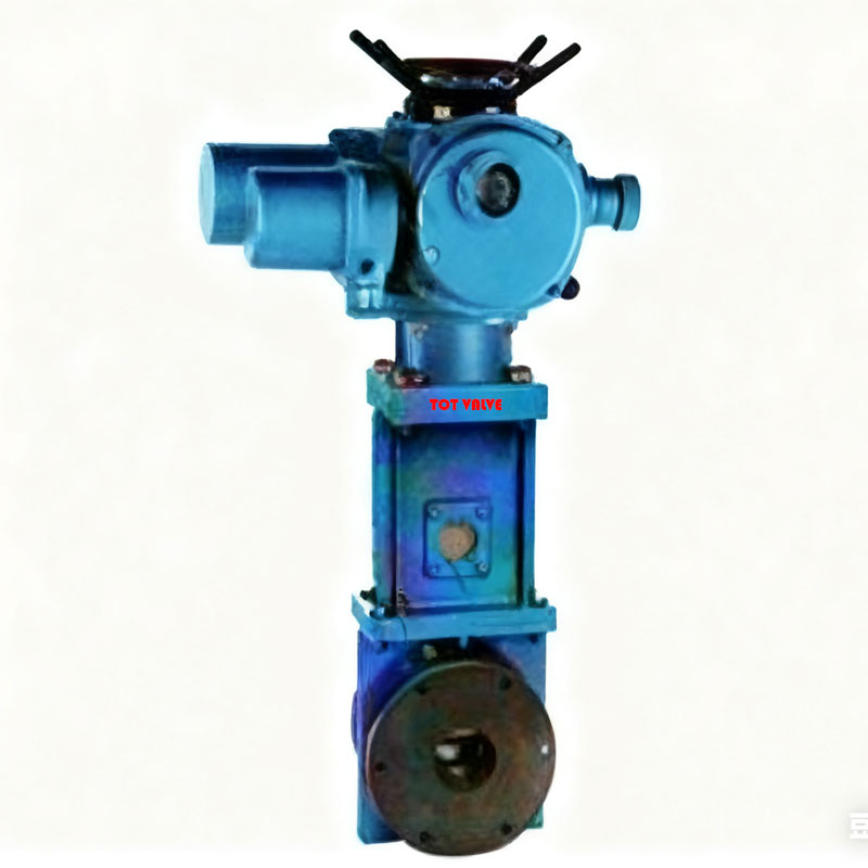 Electric Resilient-Seated Slurry Knife Gate Valve - TOT Valve ...