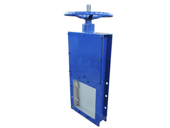 Manual Handwheel Full Enclosed Square Port Knife Gate Valve - TOT Valve ...